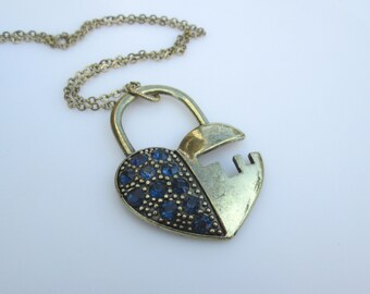 Lock necklace | Etsy