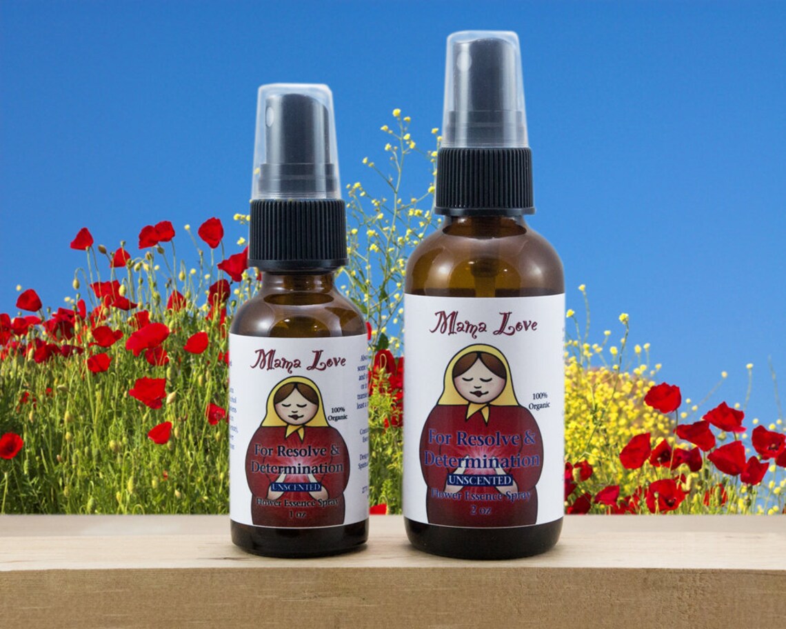 Resolve and Determination Flower Essence Formula Organic | Etsy