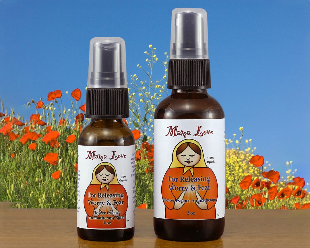 Releasing Worry, Fear, Anxious, Flower Essence Aromatherapy Spray ...