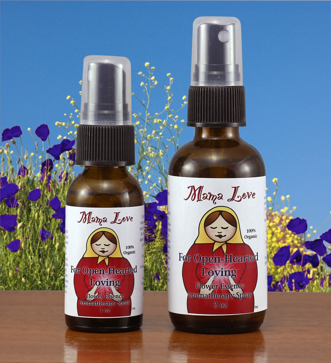 Love, Open Heart, Organic Flower Essence and Aromatherapy Spray for ...