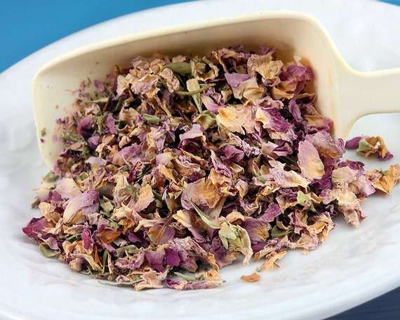 Organic Dried Pink Rose Petals Pink Rose Buds Edible | Etsy