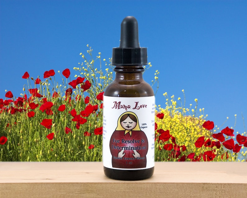 Resolve and Determination Flower Essence Formula Organic | Etsy