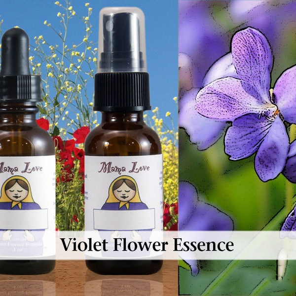 Violet Flower - Etsy