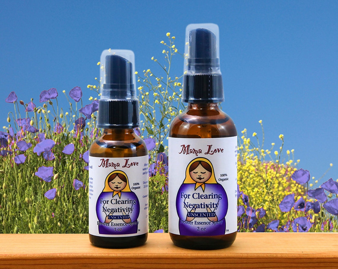 Clearing Negativity Flower Essence Dropper or Spray for - Etsy