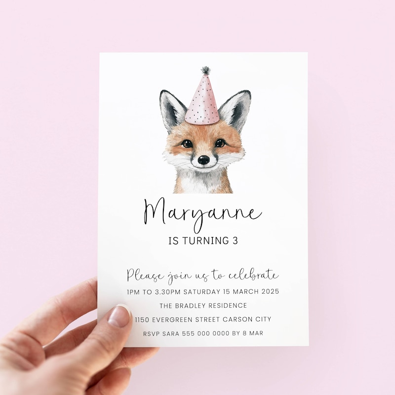 Fox Birthday - Etsy