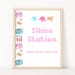 Slime Station Sign, Editable Slime Sign for Girls, Slime Station ...