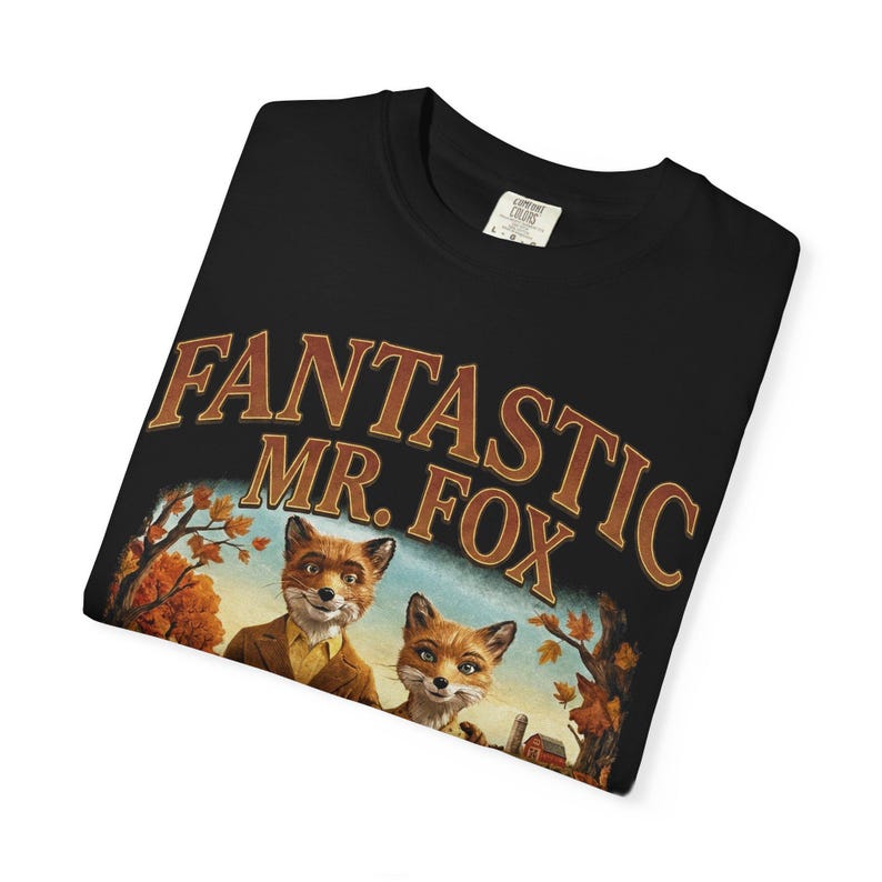 Comfort Colors Fantastic Mr. Fox Graphic Tee, A Wes Anderson Film Shirt ...