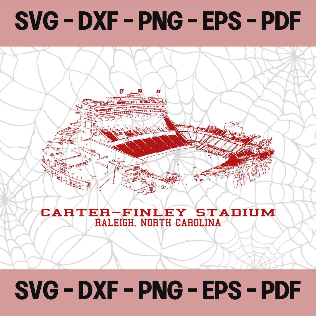 Carter Finley Stadium SVG PNG - Etsy