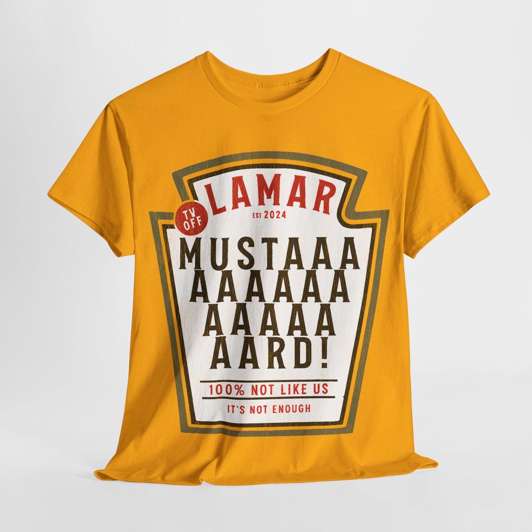 Vintage Kendrick Lamar Mustard Meme Shirt, GNX Album T-shirt - Etsy