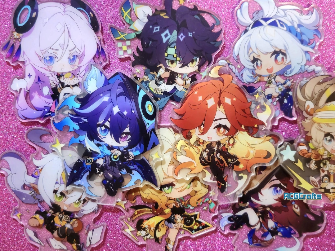 Genshin Impact Natlan Character Acrylic Keychain or Stand - Varesa Ifa ...