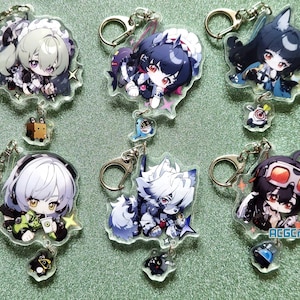 Zenless Zone Zero Character Acrylic Keychain - 12 Characters Ben Billy ...