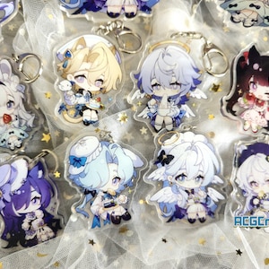Honkai Star Rail HSR Acrylic Stand or Keychain -8 Characters Aventurine ...