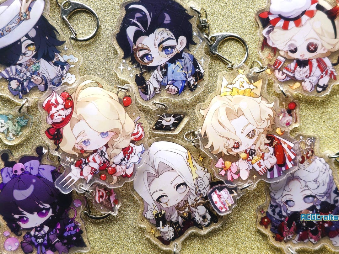 Identity V Acrylic Charm Character Keychain - 46 Designs - Etsy