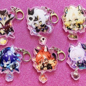 Genshin Impact Natlan Character Acrylic Keychain Citlali Mavuika ...