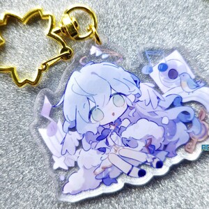 Honkai Star Rail Acrylic Keychain With Sakura Clasp -4 Characters Robin ...