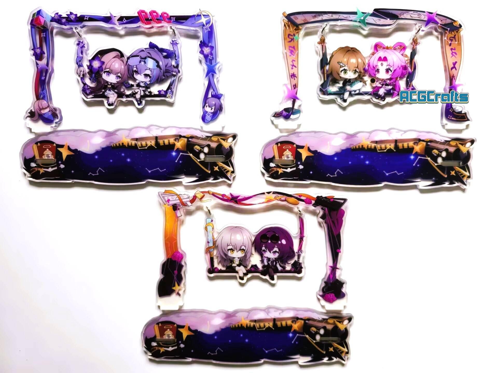 Honkai Star Rail Standee Moveable Swing Stand Mydei Phainon Tribbie ...