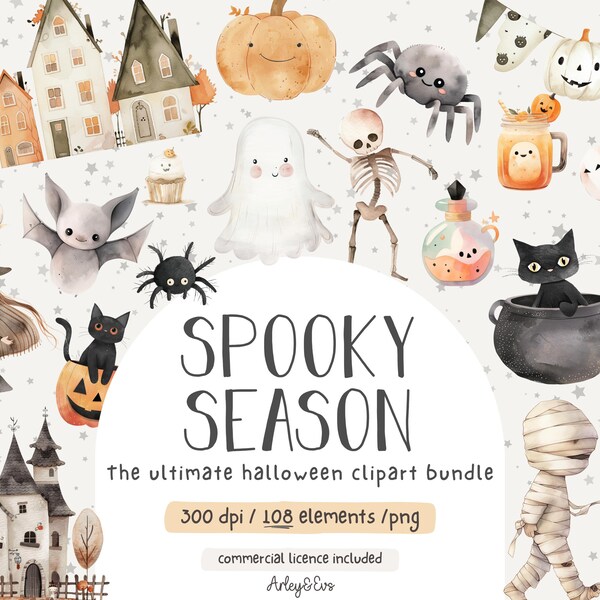 Halloween Cliparts - Etsy