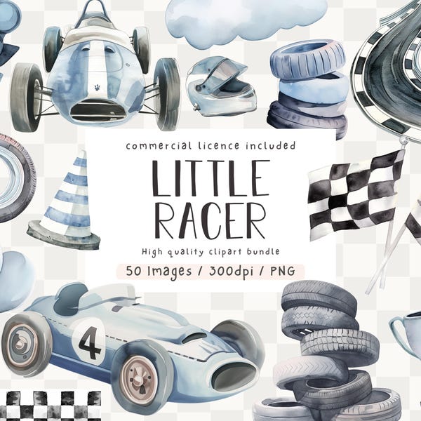Vintage Race Car - Etsy