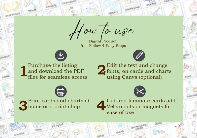 Editable Kids Daily Routine Cards, Chore Chart, Visual Schedule for ...