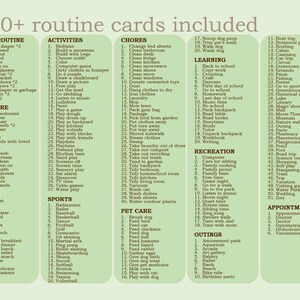 Editable Kids Daily Routine Cards & Chore Chart - Visual Schedule for ...