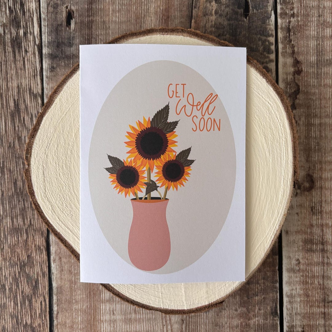 Get Well Soon, Get Well Soon Card, Recovery, Feel Better, Greeting Card ...