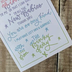 Binky Fairy, Digital Download, Letter From the Binky Fairy ...