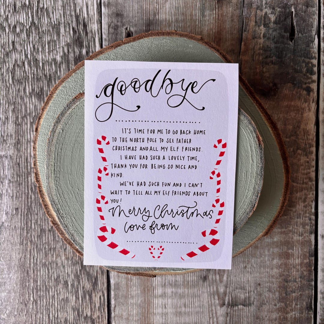 Elf, Christmas Elf, Christmas Letter From the Elf, Letter From Your Elf ...