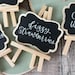 Personalised Cake Signs, Food Signs, Wedding Place Setting, Table ...
