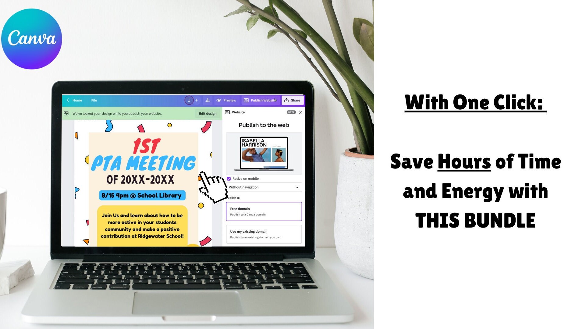 EDITABLE PTA Bundle Template- Basic Flyers, Fundraiser, Calendar ...