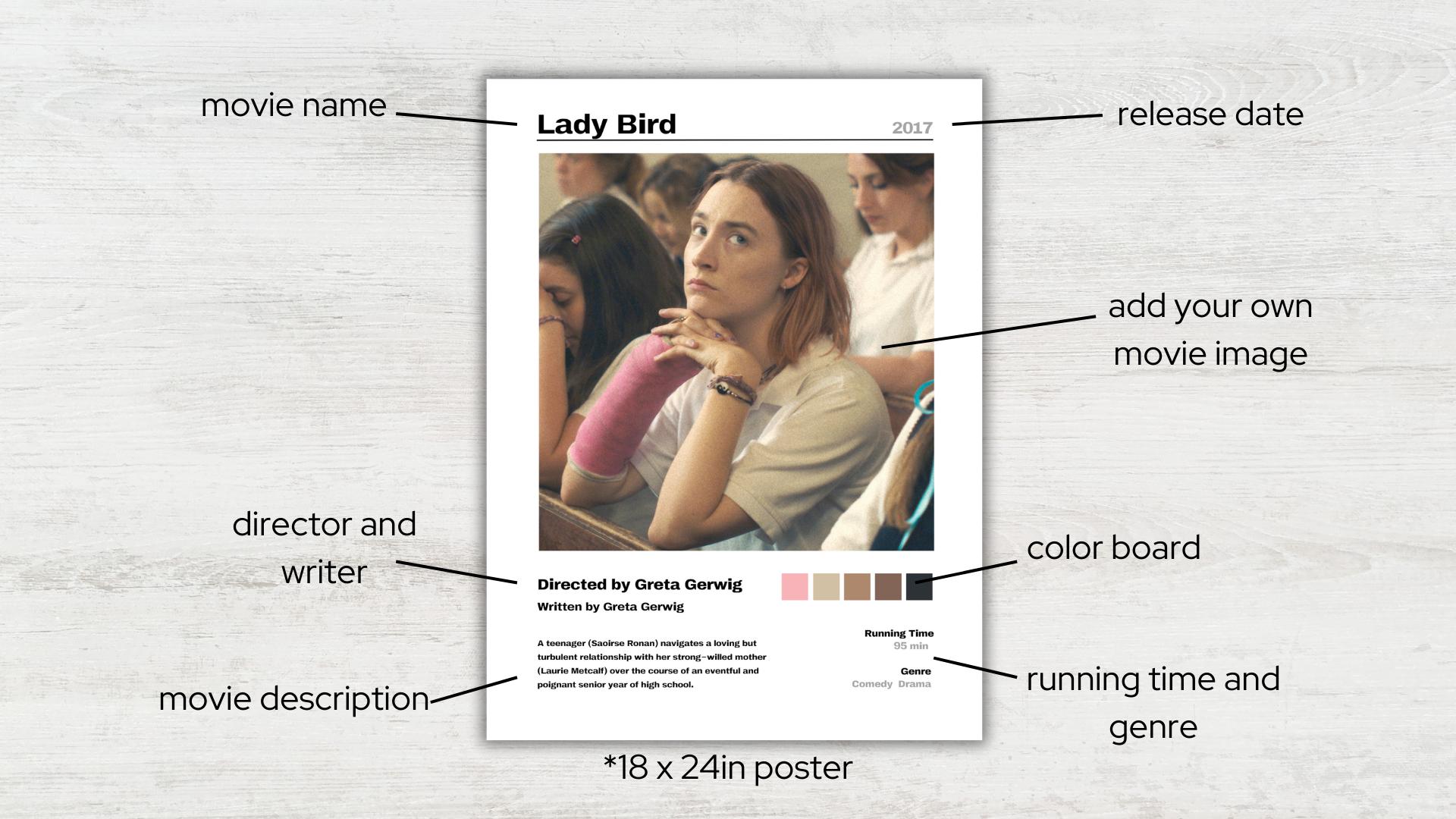 Aesthetic Movie Poster Template Film Poster Film Buff Minimalist Movie ...