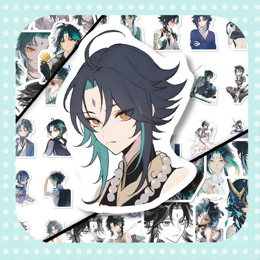 Genshin Impact Xiao Stickers – 85 Genshin Xiao Waterproof Vinyl ...