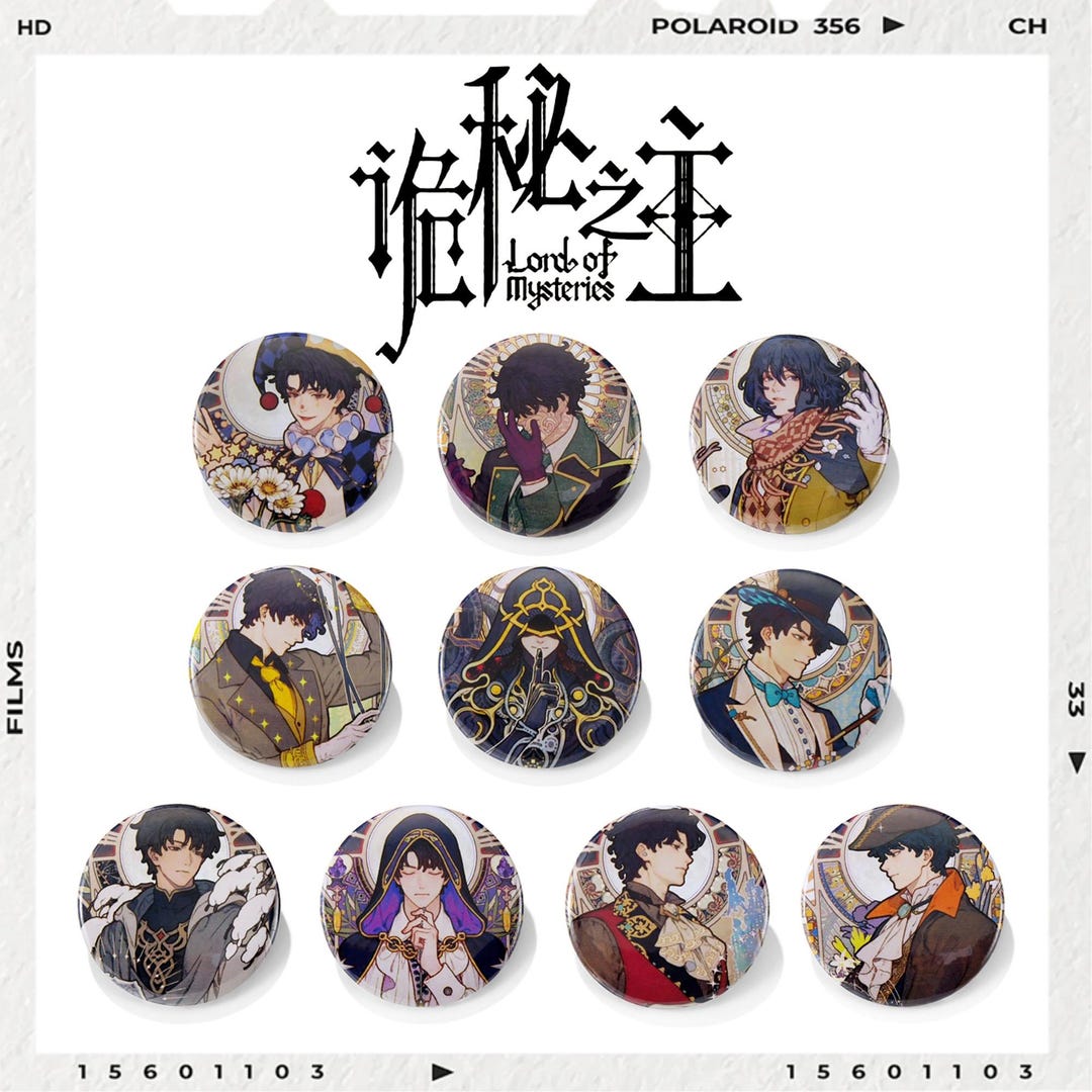 Lord of Mysteries Anime Badges - Oracle Series Klein the Fool Brooch ...