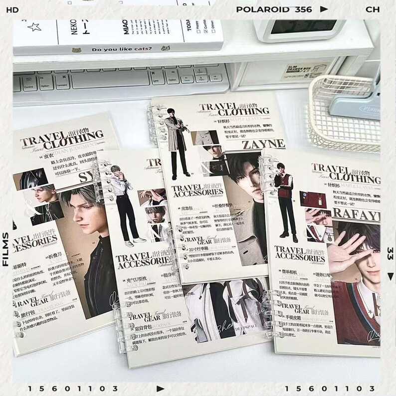 Love and Deepspace A5/B5 Notebook - 4 Characters Detachable Loose ...