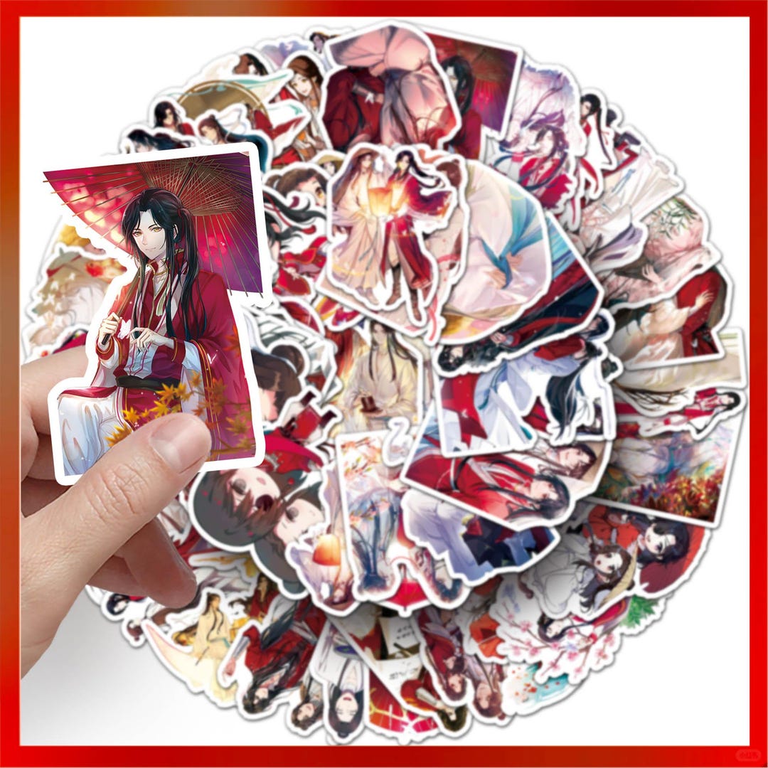 Heaven Official's Blessing Stickers,58 Assorted Tcgf Stickers ...