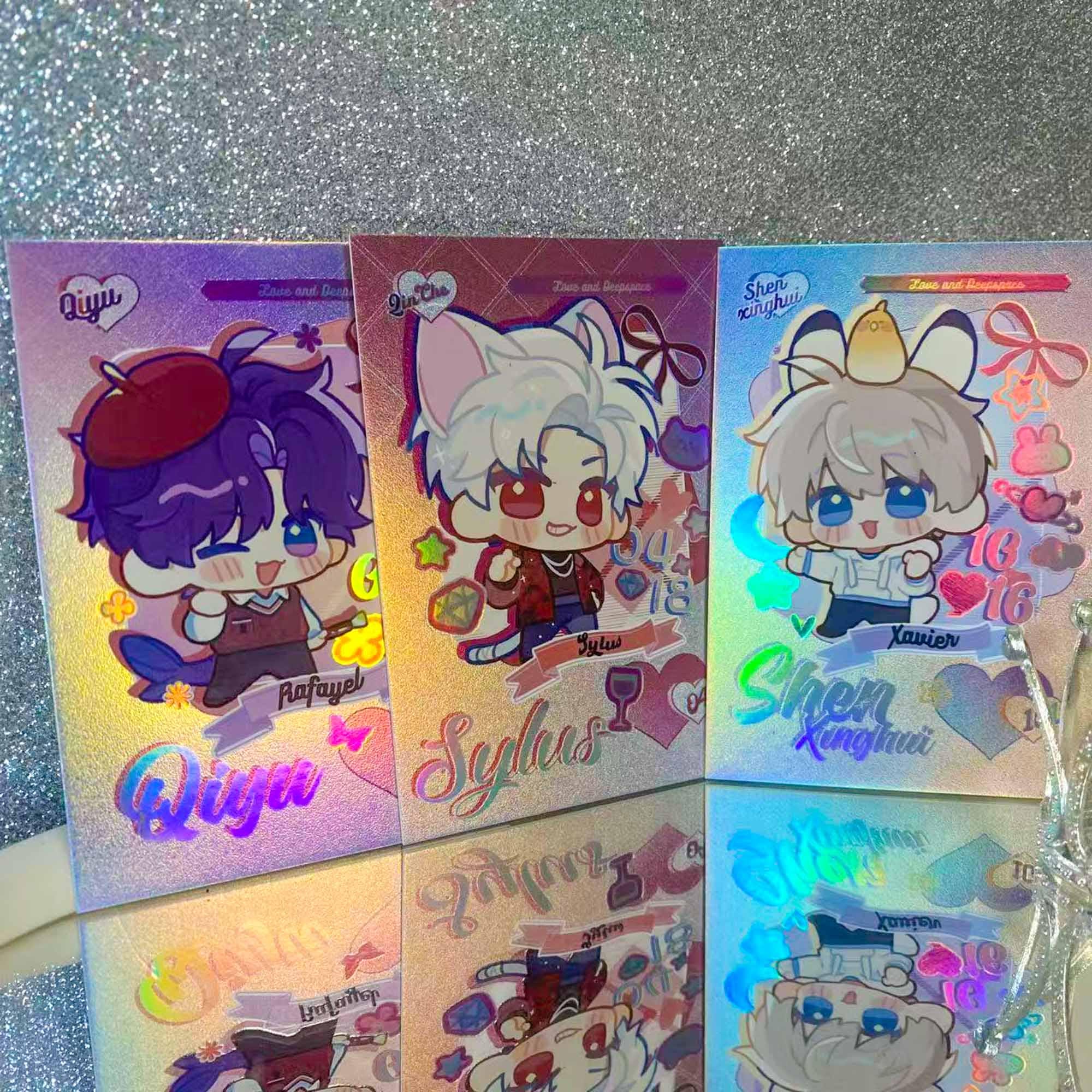 Xavier Zayne Rafayel Sylus Caleb Photo Cards,love and Space Five Male ...
