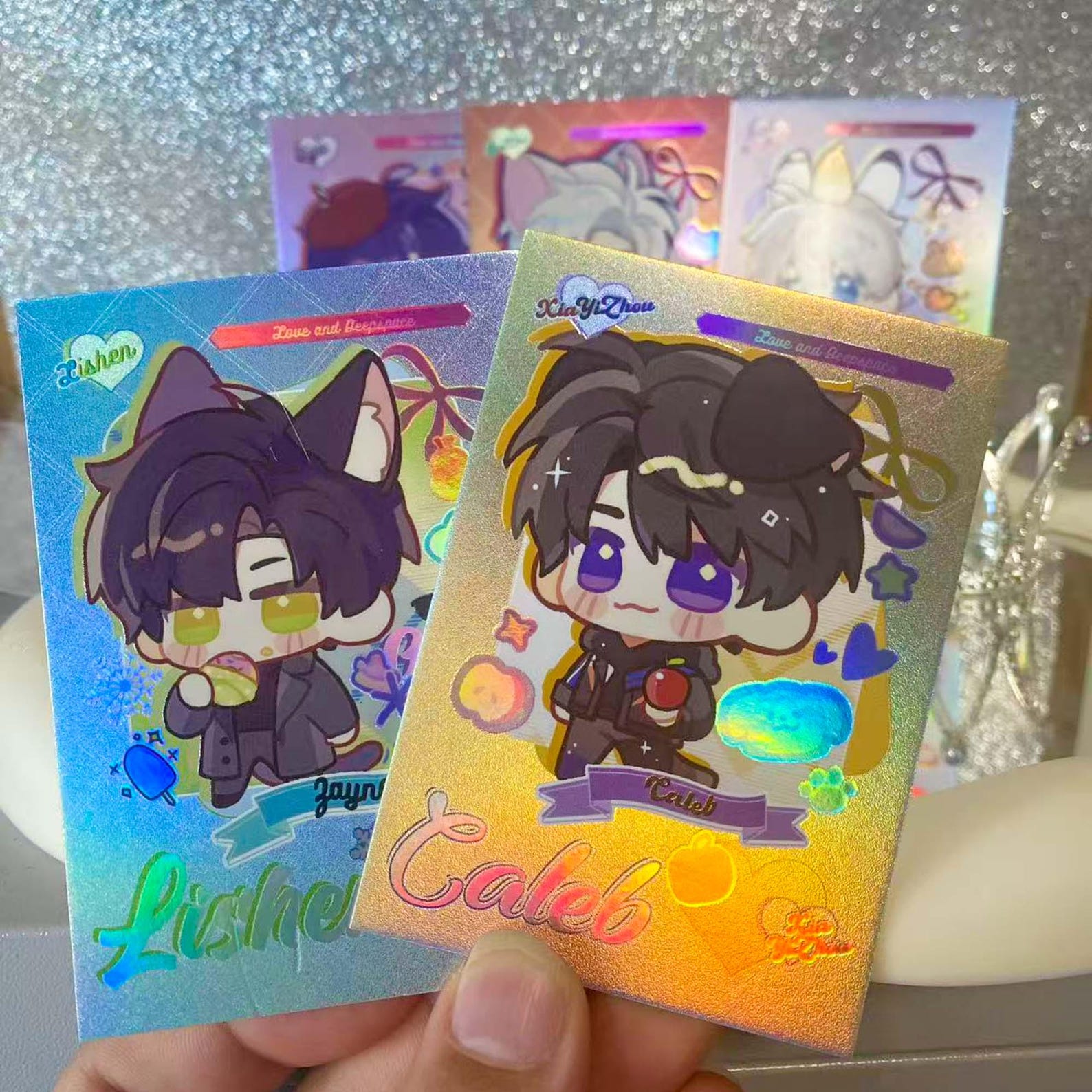 Xavier Zayne Rafayel Sylus Caleb Photo Cards,love and Space Five Male ...