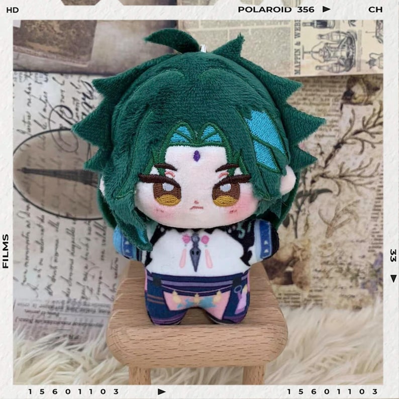 Genshin Impact Fan-made Plush Doll Keychain - Venti/xiao/kazuha ...
