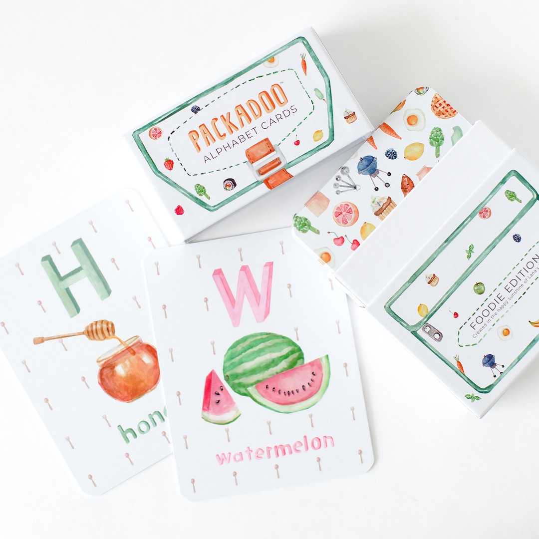 Food Alphabet Flashcards | Foodie Themed ABC Flash Cards Perfect for ...