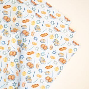 Happy Hanukkah Wrapping Paper: Hanukkah Gift Wrap Sheets - Etsy