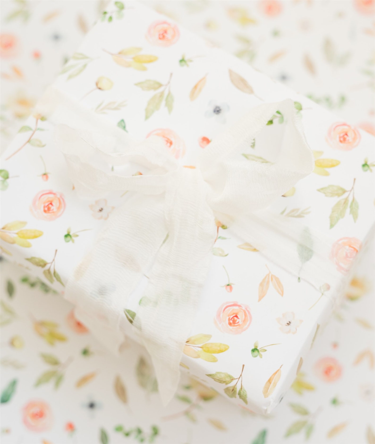 Floral Garden Pattern Wrapping Paper Perfect for Birthdays - Etsy