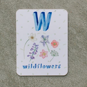 ABC Camping Flash Cards for Kids Nature Themed Alphabet Flashcards ...