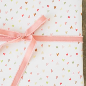 Mini Hearts Pattern Gift Wrap - Illustrated Everyday, Special Occasion ...
