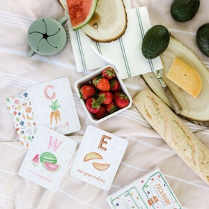 Food Alphabet Flashcards | Foodie Themed ABC Flash Cards Perfect for ...