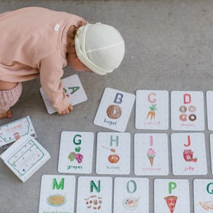 Food Alphabet Flashcards | Foodie Themed ABC Flash Cards Perfect for ...