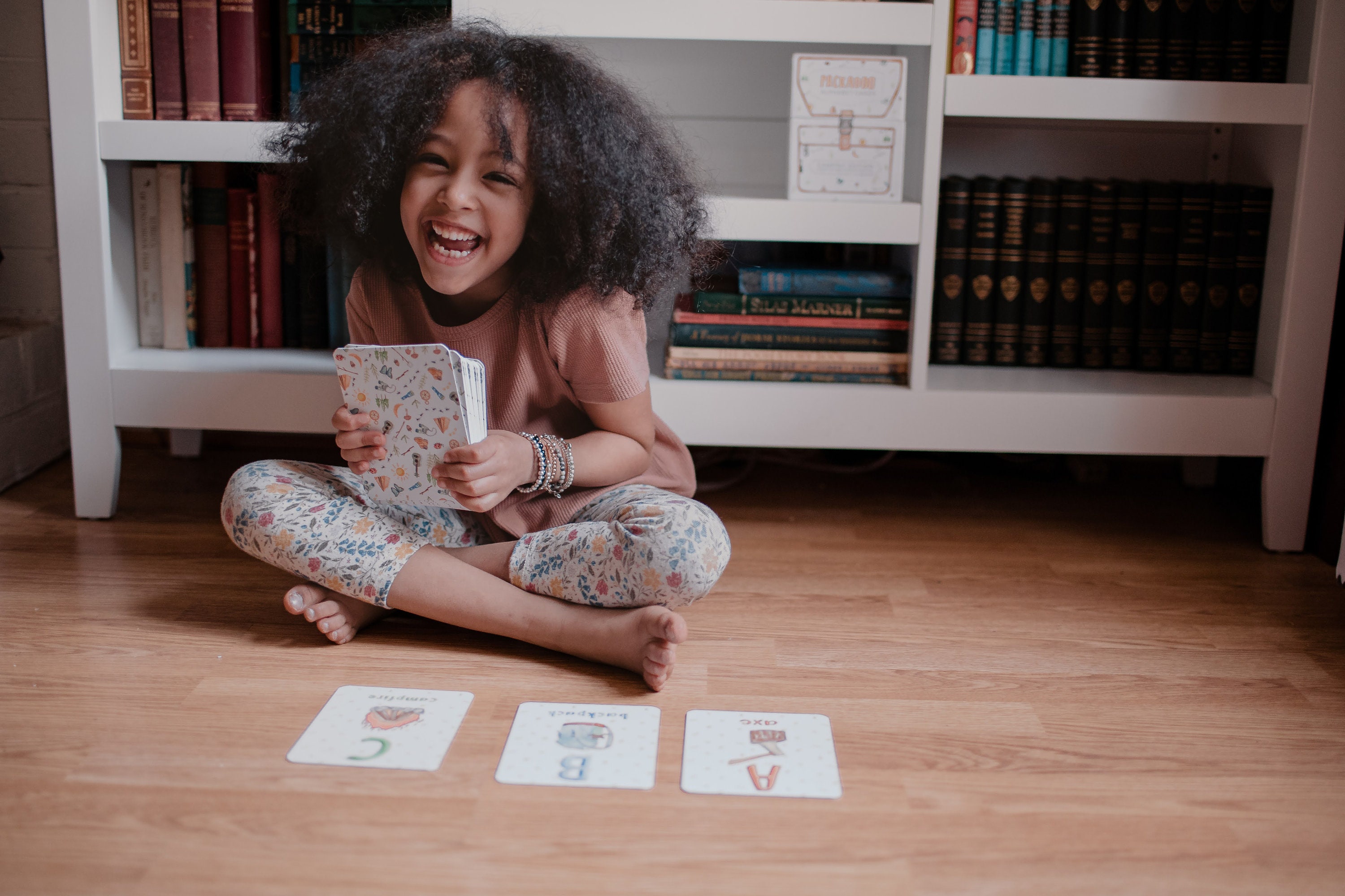 ABC Camping Flash Cards for Kids Nature Themed Alphabet - Etsy Canada