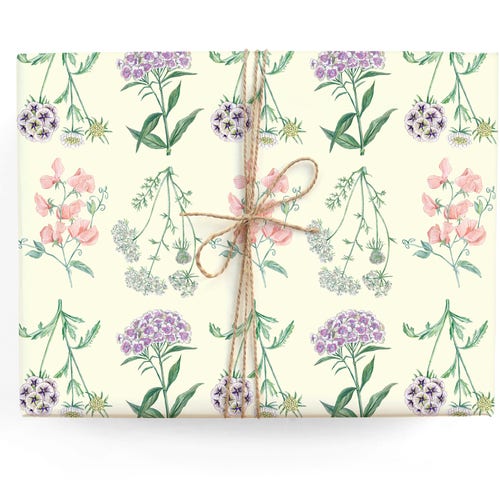 Gift Wrap Floral Wrapping Paper Wedding Birthday Gift Wrap - Etsy