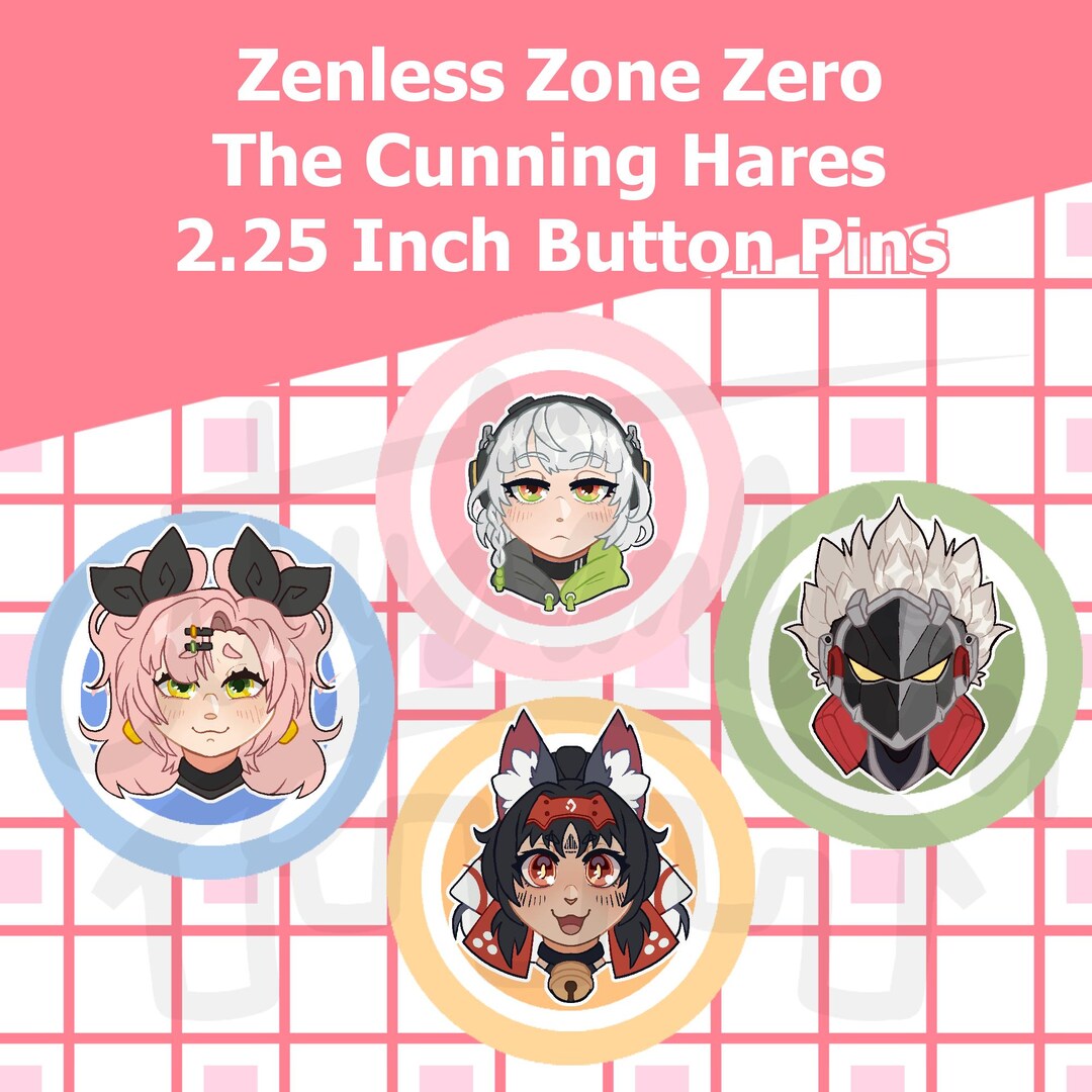 Zenless Zone Zero - the Cunning Hares - 2.25 Inch Button Pins - Etsy