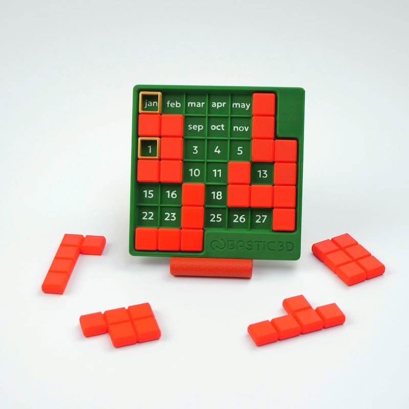 Calendar 3d Puzzle - Etsy