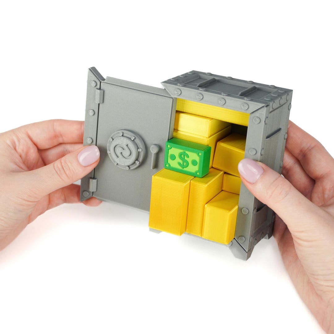 3D Printed Safe Puzzle Box for Adults, Difficult Challenging Brain ...