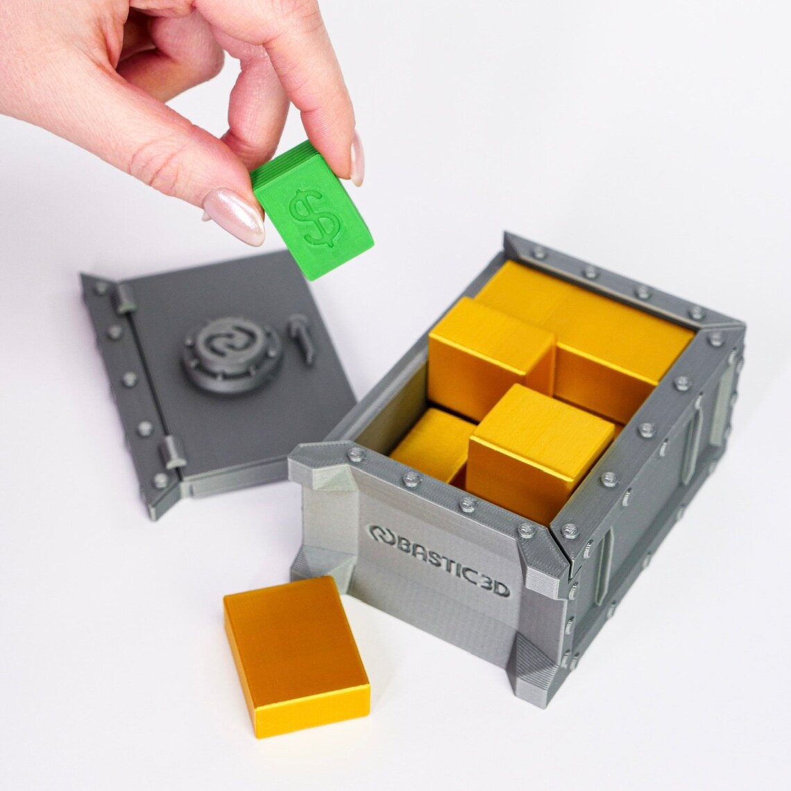 3D Printed Brain Teaser, Puzzle Box for Adults, Difficult Brain Games ...